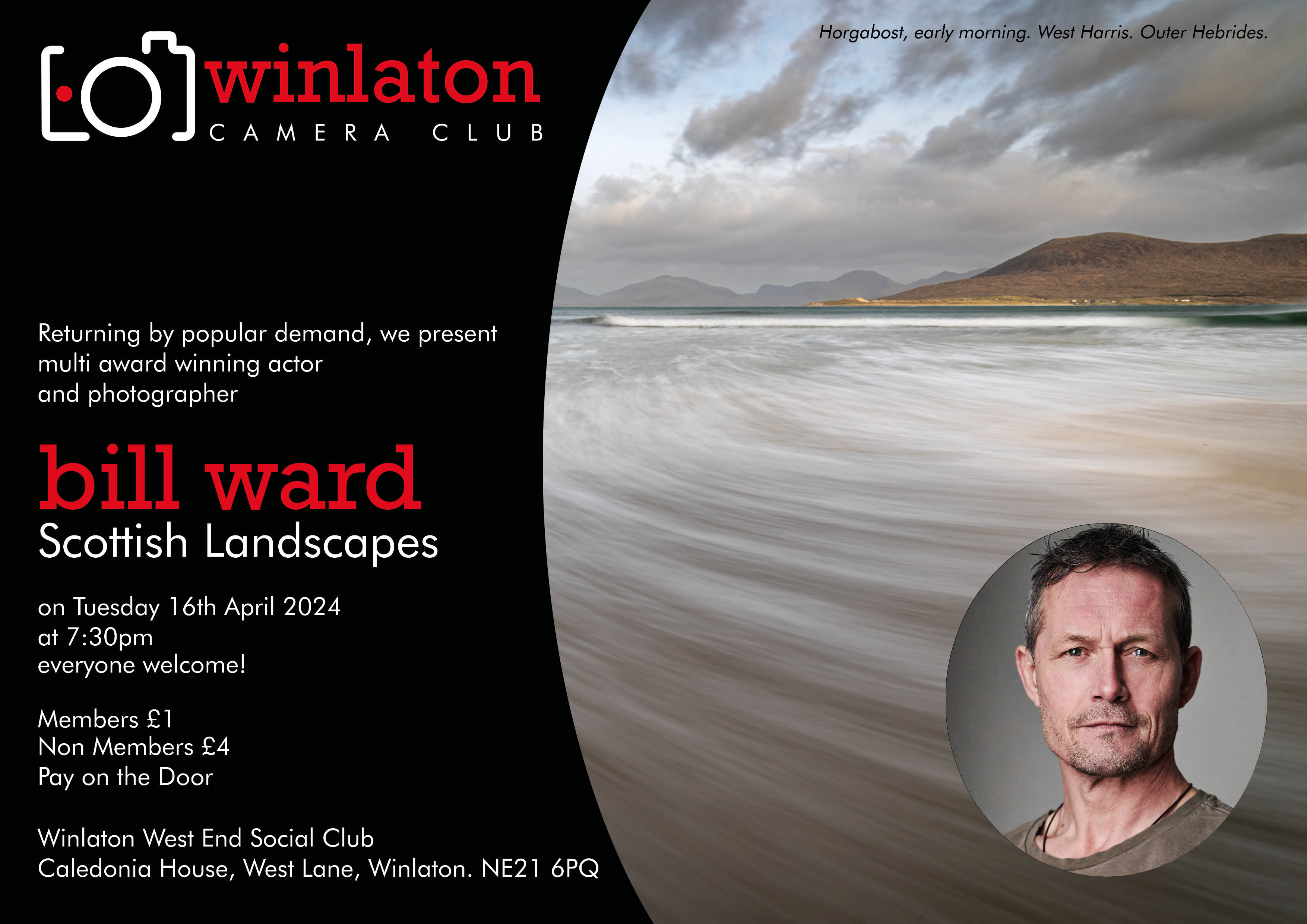 Talk by Bill Ward – Northern Counties Photographic Federation